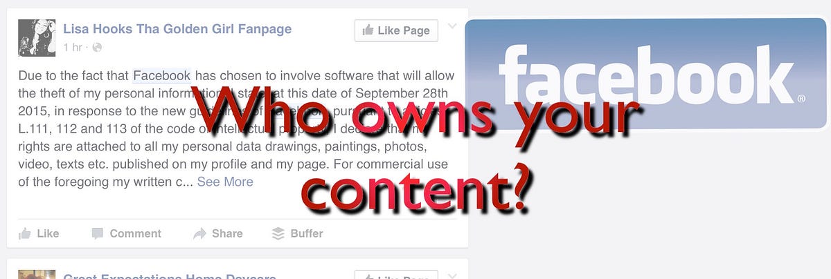 What Happens In Public On Facebook Is Owned By Facebook | by Brian of ...