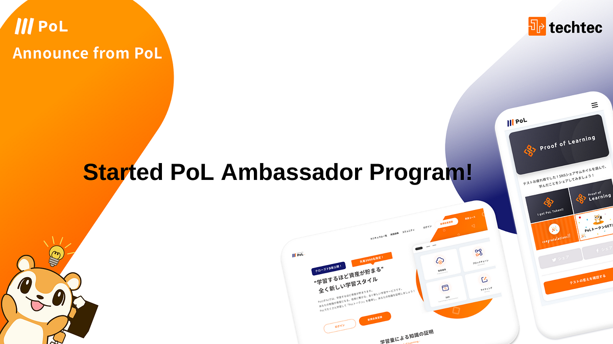 PoL Ambassador Program is up and running! | by techtec | Techtec | Medium