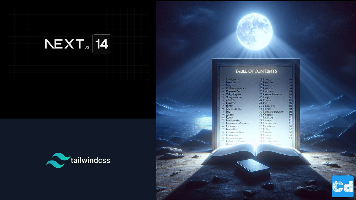 Next.js 14 — Automatic creation of a beautiful TOC and Code block highlight with TailwindCss ...