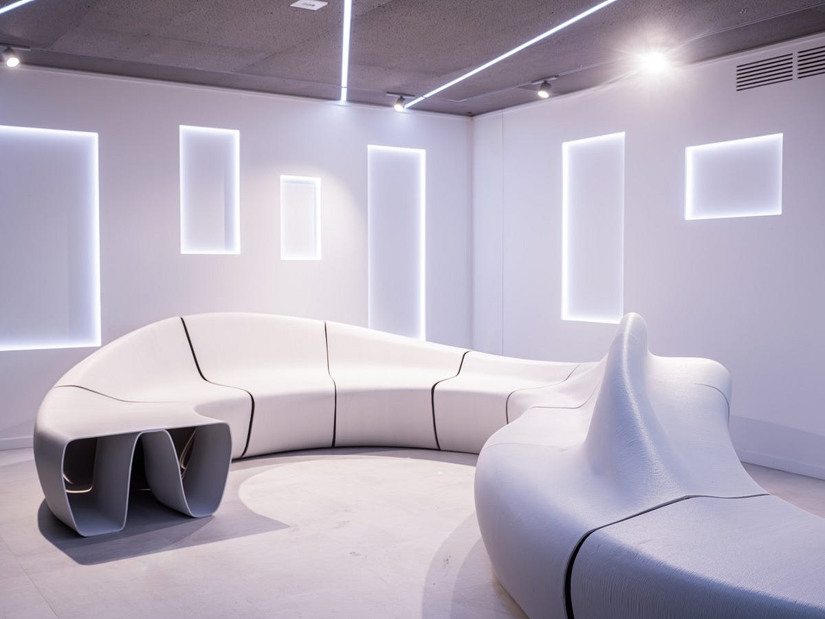 More Than Layers and 3DMZ create futuristic fully 3D printed lounge ...