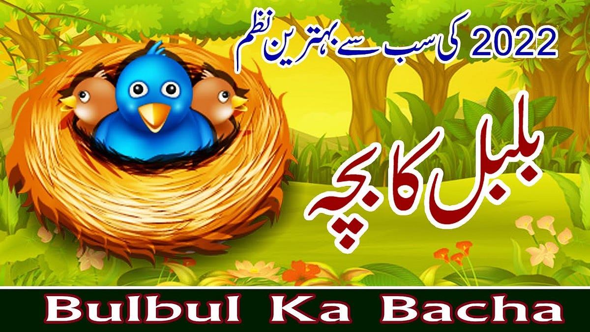 Bulbul ka bacha. In this video some Urdu poems for kids… | by Huma ...