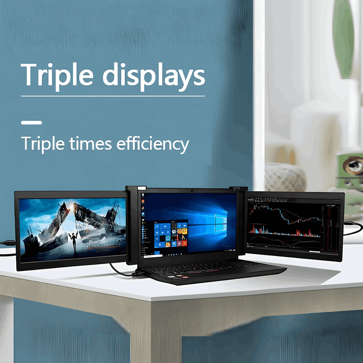 Laptop Screen Extender - Trio3tech - Medium