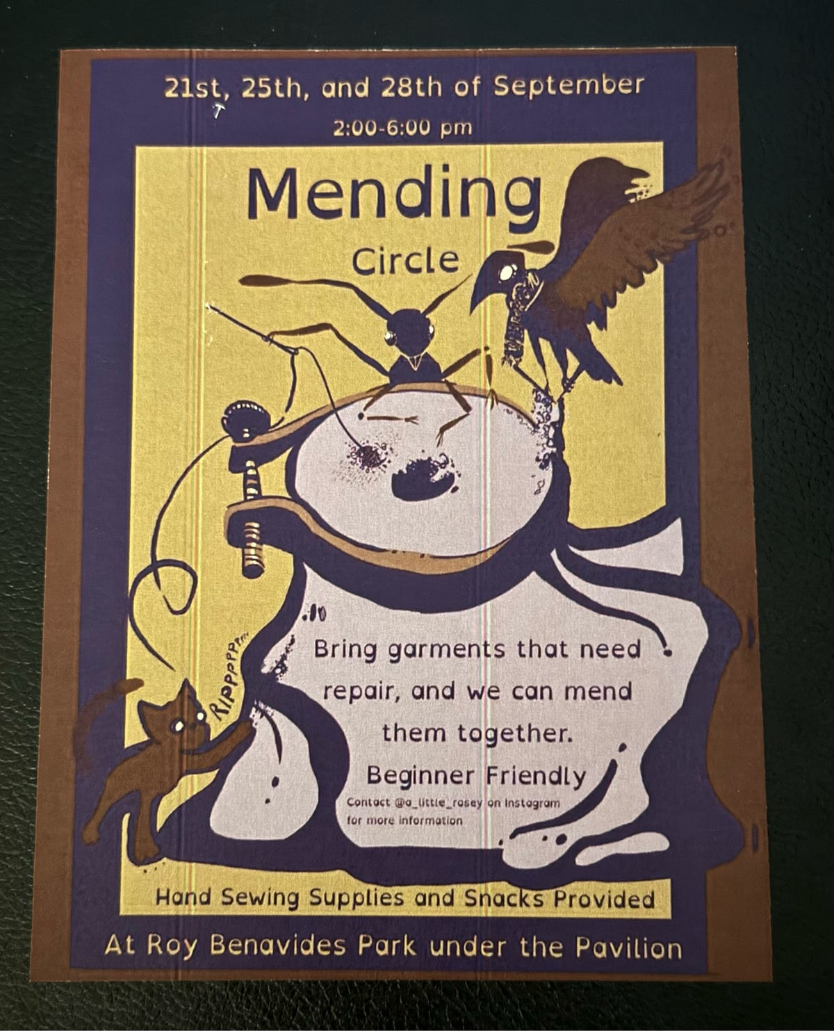 A Neighborhood Mending Circle P1. In an attempt to build community | by ...