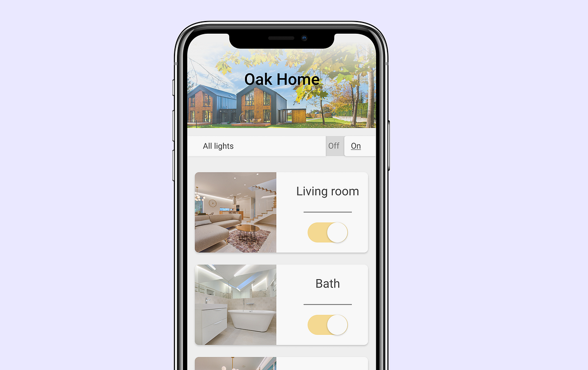 Home lighting Interface. Daily UI #015 — On/Off Switch | by Silvia ...