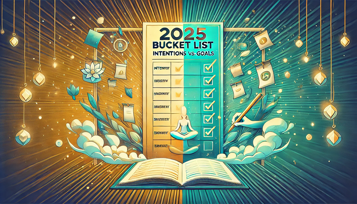 2025 Bucket List: Intentions vs. Goals | by Robert V | Medium