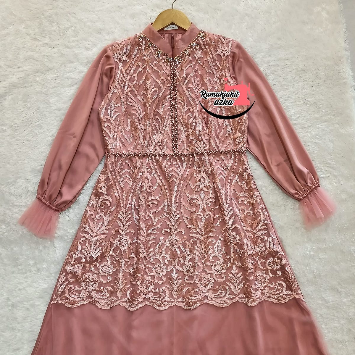 Custom Jahit Gamis Dress by Rumah Jahit Azka - Rumah Jahit Azka - Medium