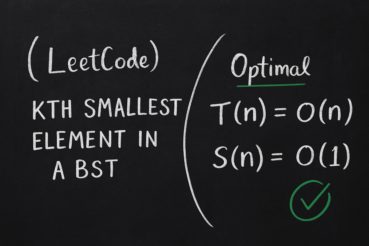 (LeetCode) Kth Smallest Element in a BST: 3 Approaches Explained | by Abhinav Shukla | Nov, 2025 ...