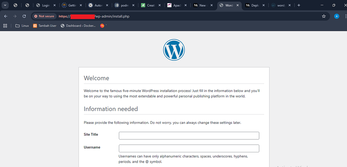 Run SSL-Enabled Wordpress Container Using Podman Quadlet | by Farel ...