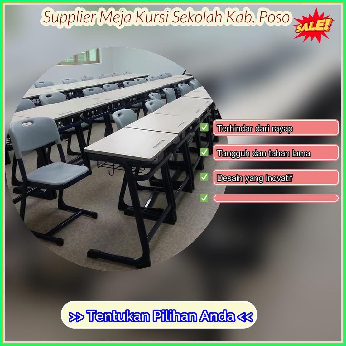 Supplier Meja Kursi Sekolah Kab Poso - Sekolahmejabelajar - Medium