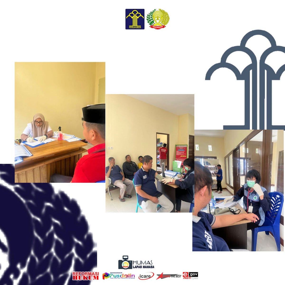 Pemeriksaan Kesehatan Bagi Warga Binaan Pemasyarakatan Lapas Mamasa