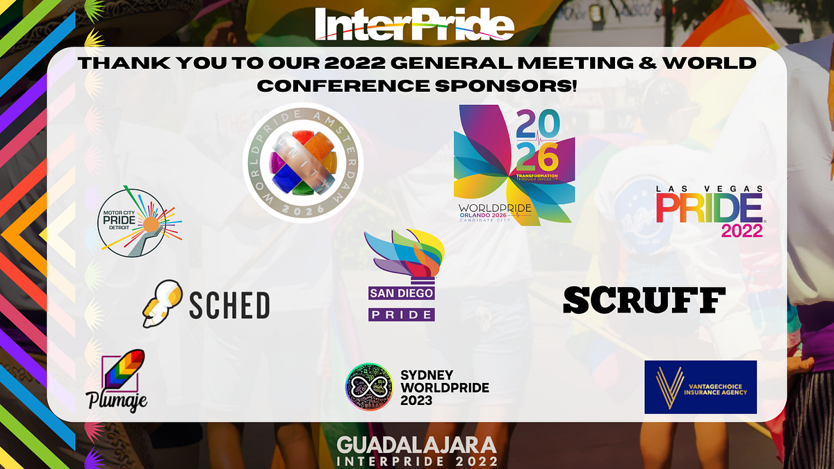 InterPride Gives Thanks To Our 2022 General Meeting & World Conference ...