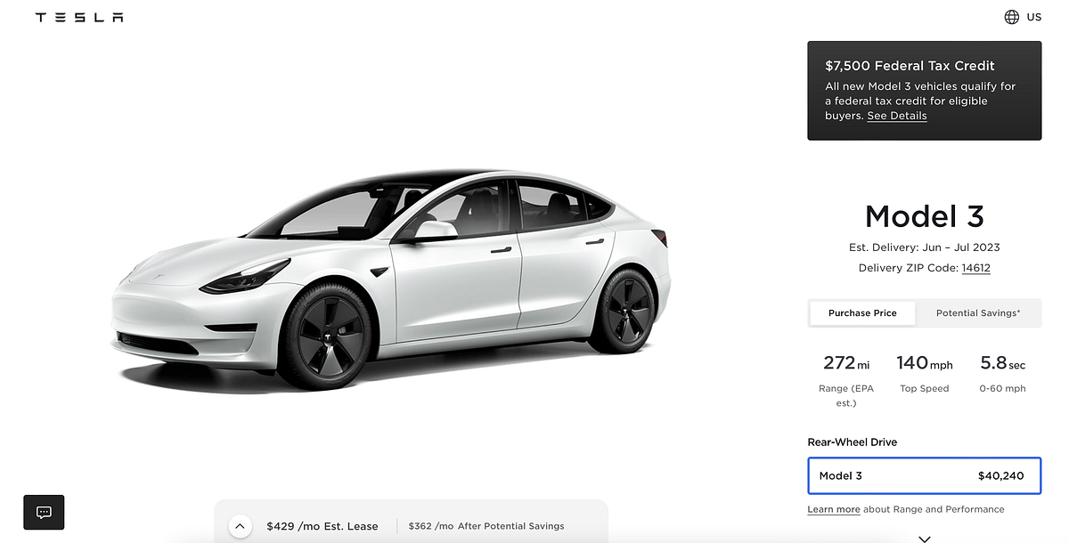 Full EV Tax Credit For All New Tesla Model 3 Vehicles In The US | by ...