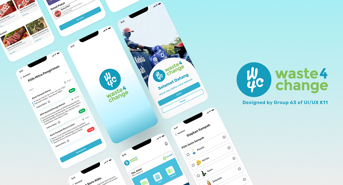 UI/UX Case Study — Redesigning Waste4Change : Send Your Waste | by ...