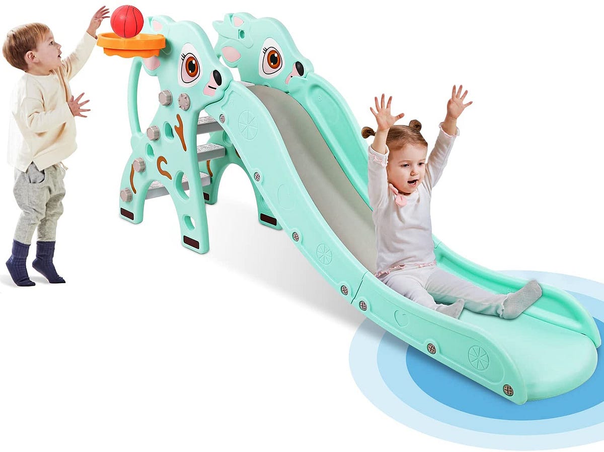 Indoor slides for stairs. Children who are between 2 to 4 figure… | by ...
