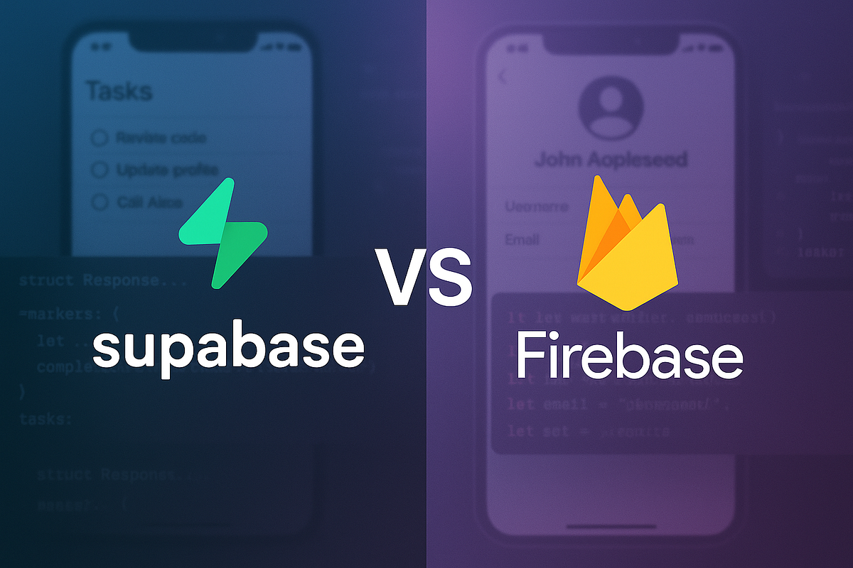 "Supabase vs Firebase 2025: Best BaaS for iOS App Development" | Medium