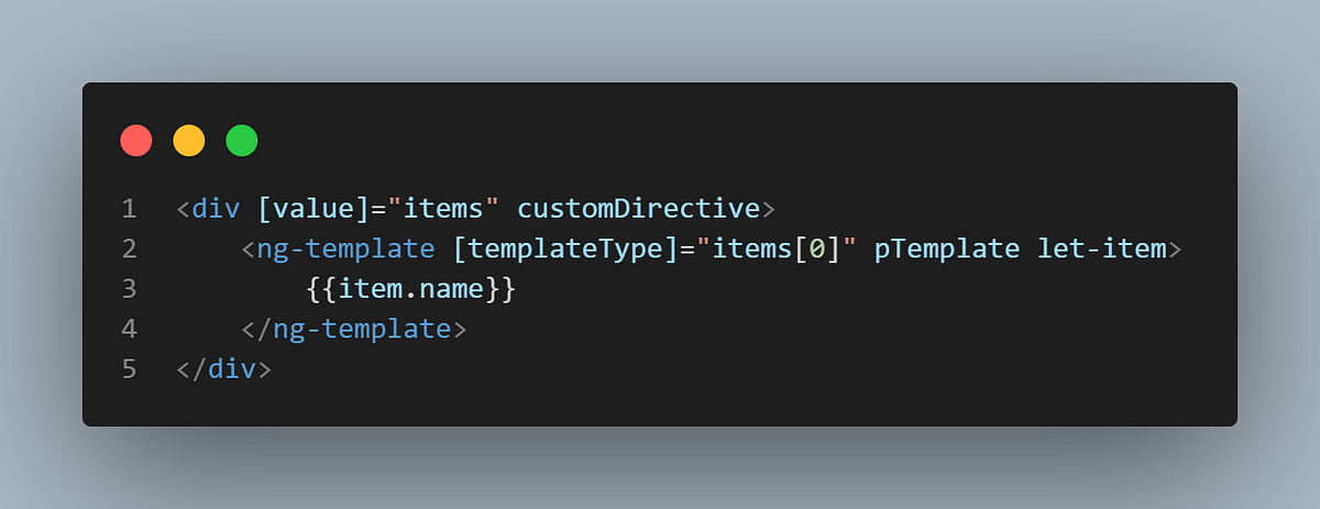 Strict Type Checking with ng-template using let-item syntax solved | by BasuDev Adhikari | Medium