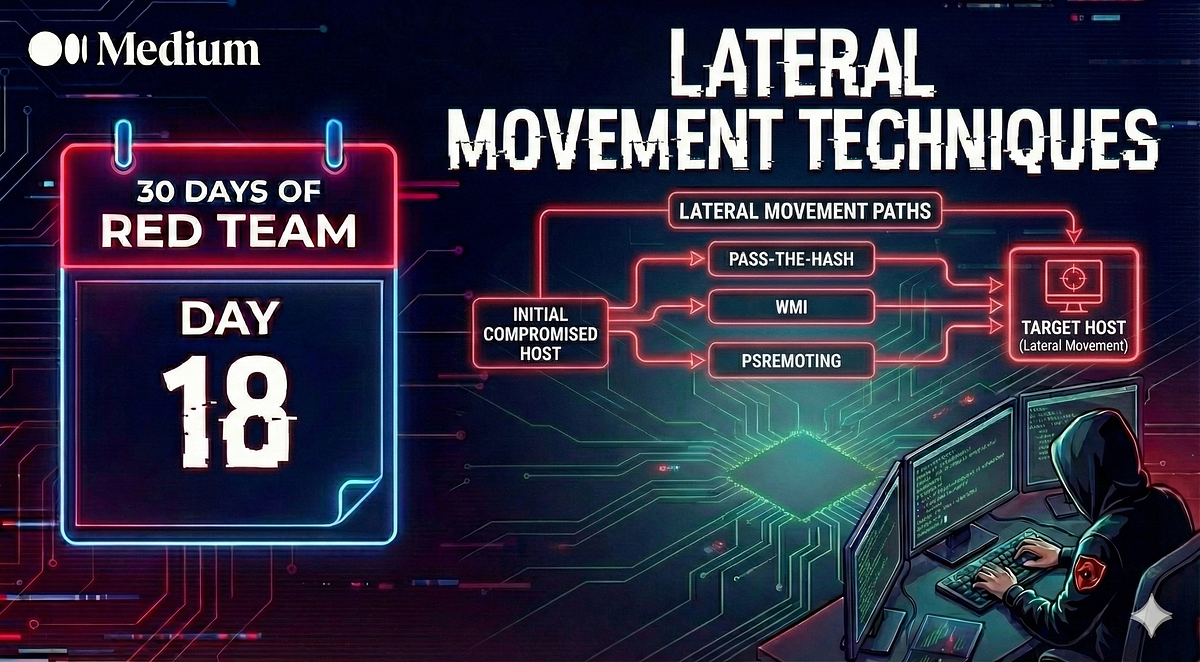 Lateral Movement Techniques: Red Team Guide to SMB, WMI & WinRM (Day 18 ...
