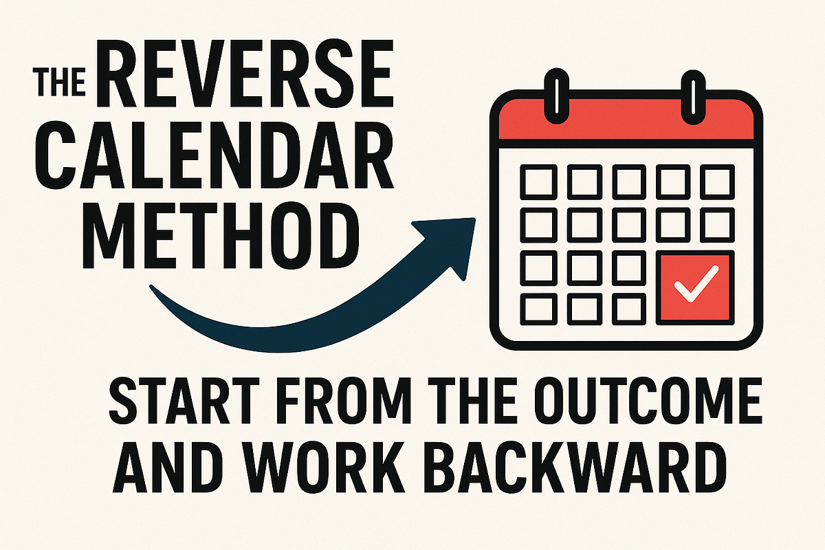 The Reverse Calendar Method: Start With Your Dream Outcome and Engineer ...