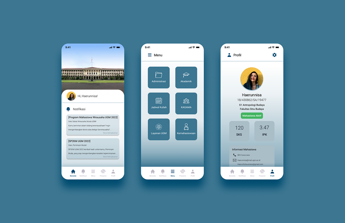 UI/UX Case Study : [Redesign] SIMASTER UGM Apps | by Haerunnisa | Medium