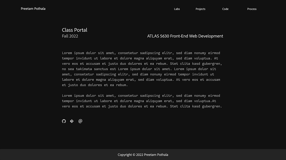 Class Portal Process. Milestone 1 | by Preetam Pothala | Medium