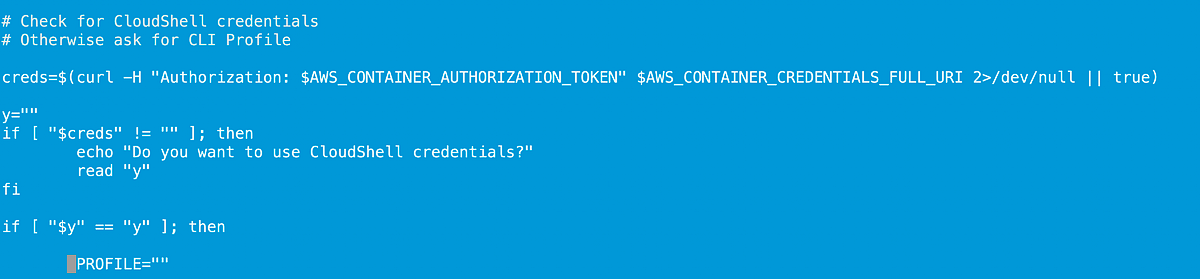 Creating a Script That Will Run in CloudShell or on an EC2 instance ...