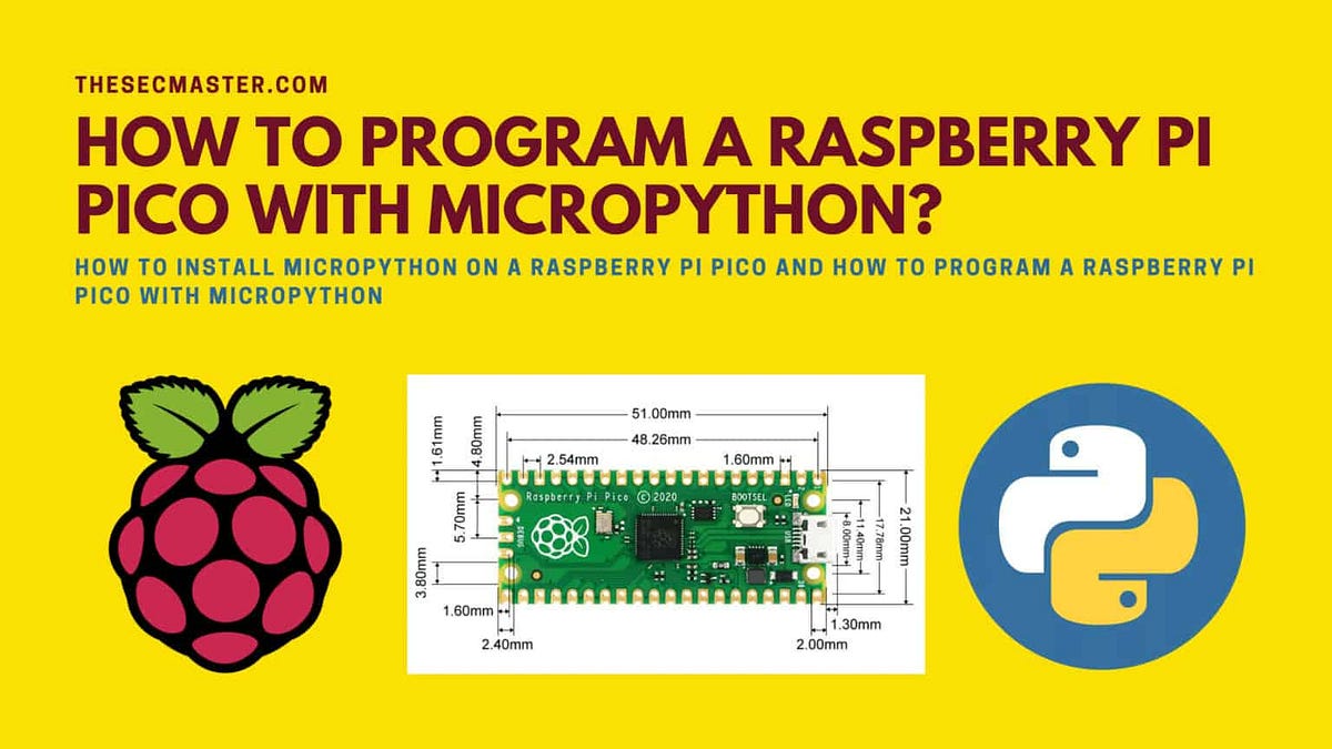 How To Program A Raspberry Pi Pico With Micropython By Arunkl Thesecmaster Medium