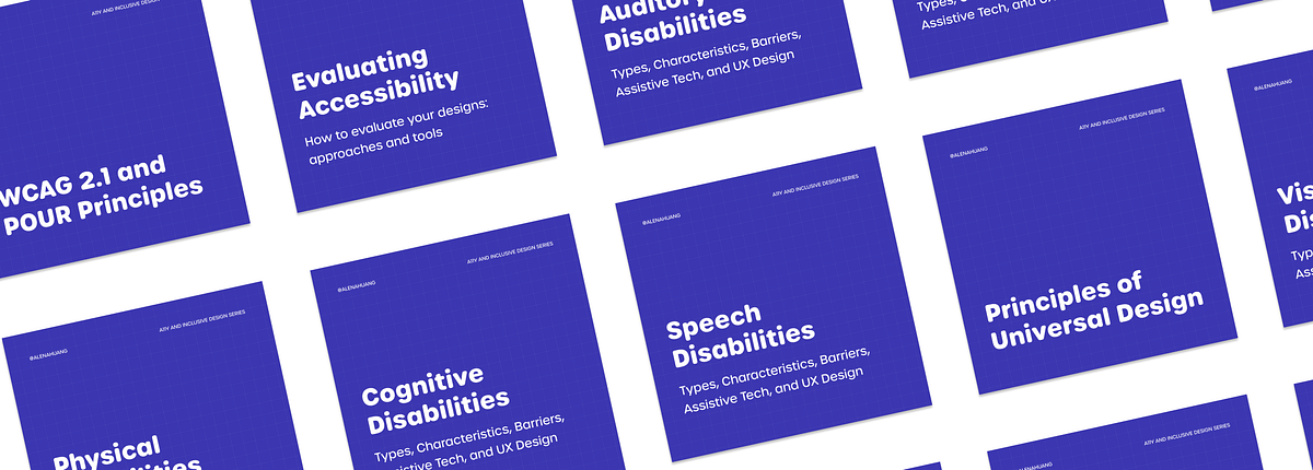 A11Y and Inclusive Design Series. For my final semester at Notre Dame ...