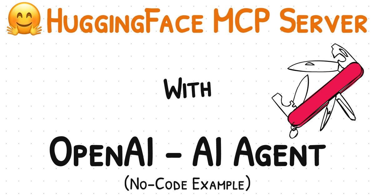 HF MCP Server. Connect HuggingFace with AI Agents… | by Cobus Greyling | Medium