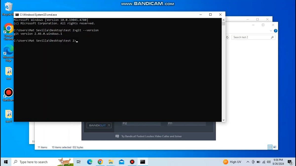 Step 1: Check Git Version git — version Step 2: Configure Git git config — global user.name ...