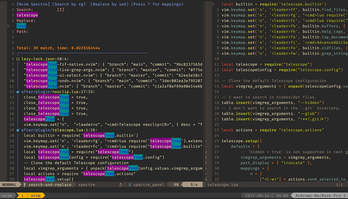 Multi-file Search and Replace in Neovim | by Andrew Courter | Level Up Coding
