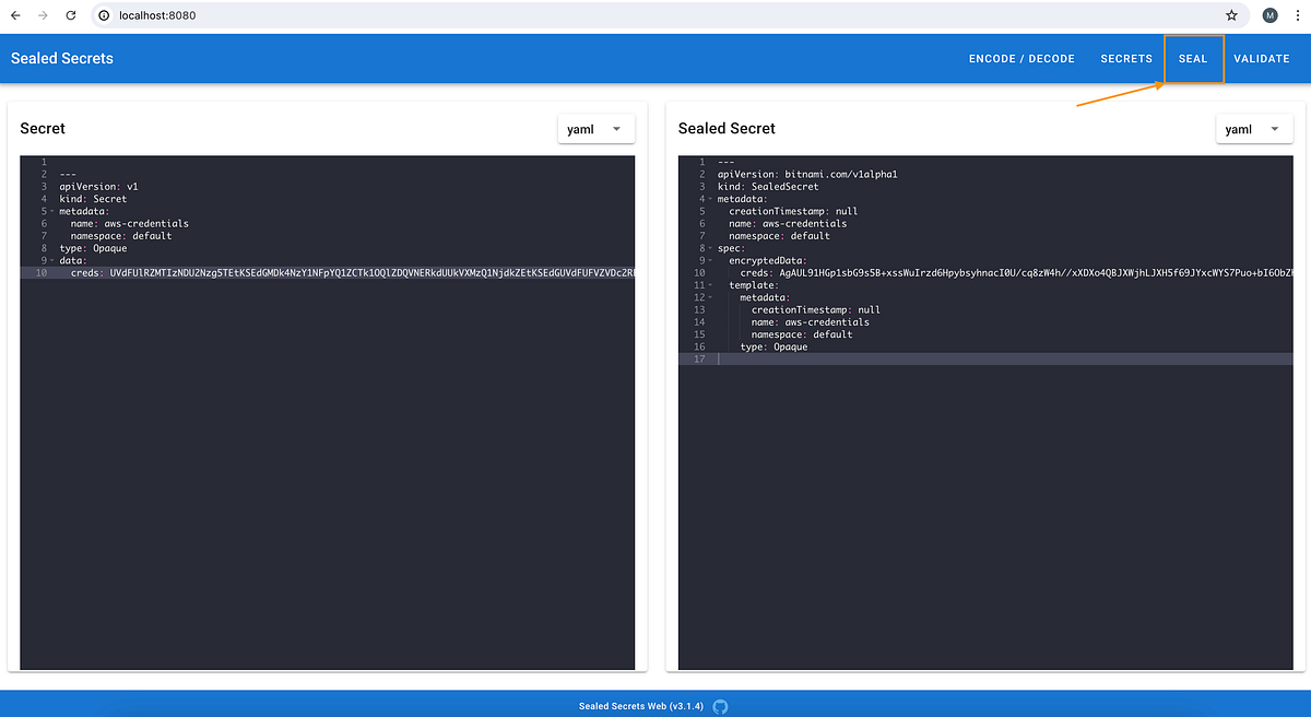 How To Use “Sealed Secrets Web” In Kubernetes | by Mohitverma | Medium