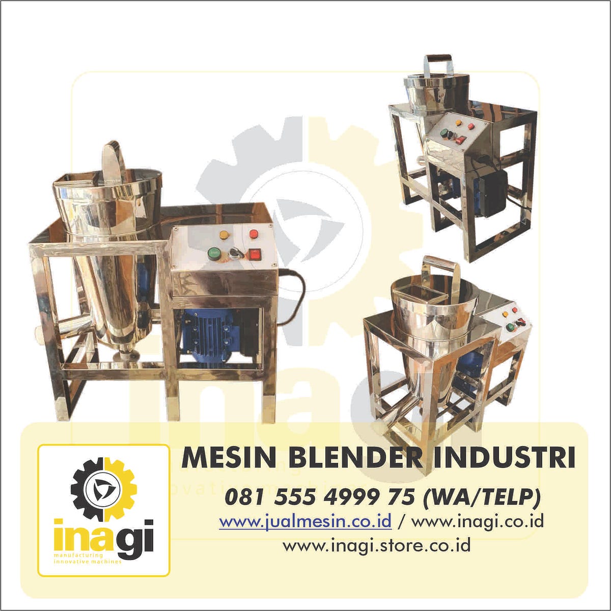 Mesin Blender Industri untuk Produksi Susu Kedelai - 191116015 ACHMAD ...