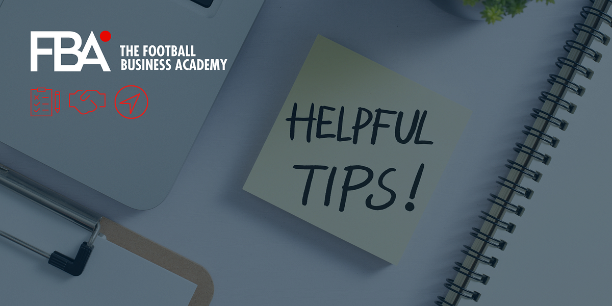 Expert Advice: Top 5 Tips from HR Professionals in Football | by The ...