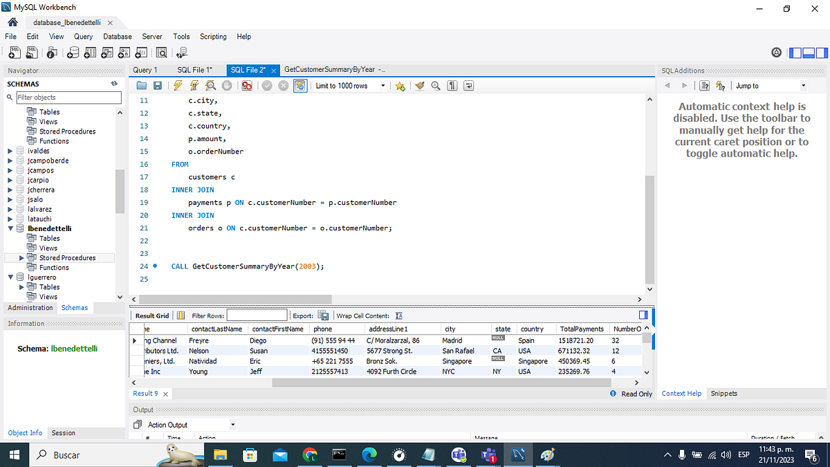 Trabajo — Bases de Datos Relacionales II - Lucio Benedettelli - Medium