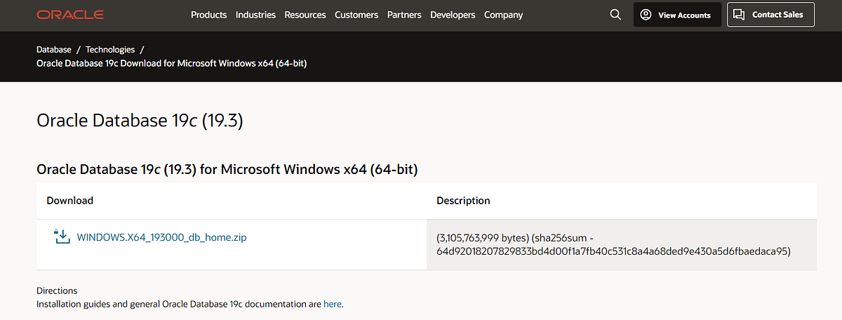 Install Oracle 19c Software On Window 10 Pro By Pan Singh Dhoni Medium