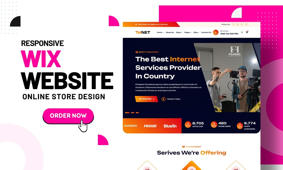I will design wix landing page or redesign wix website, and create wix ... I will design wix landing page or redesign wix website, and create wix ...