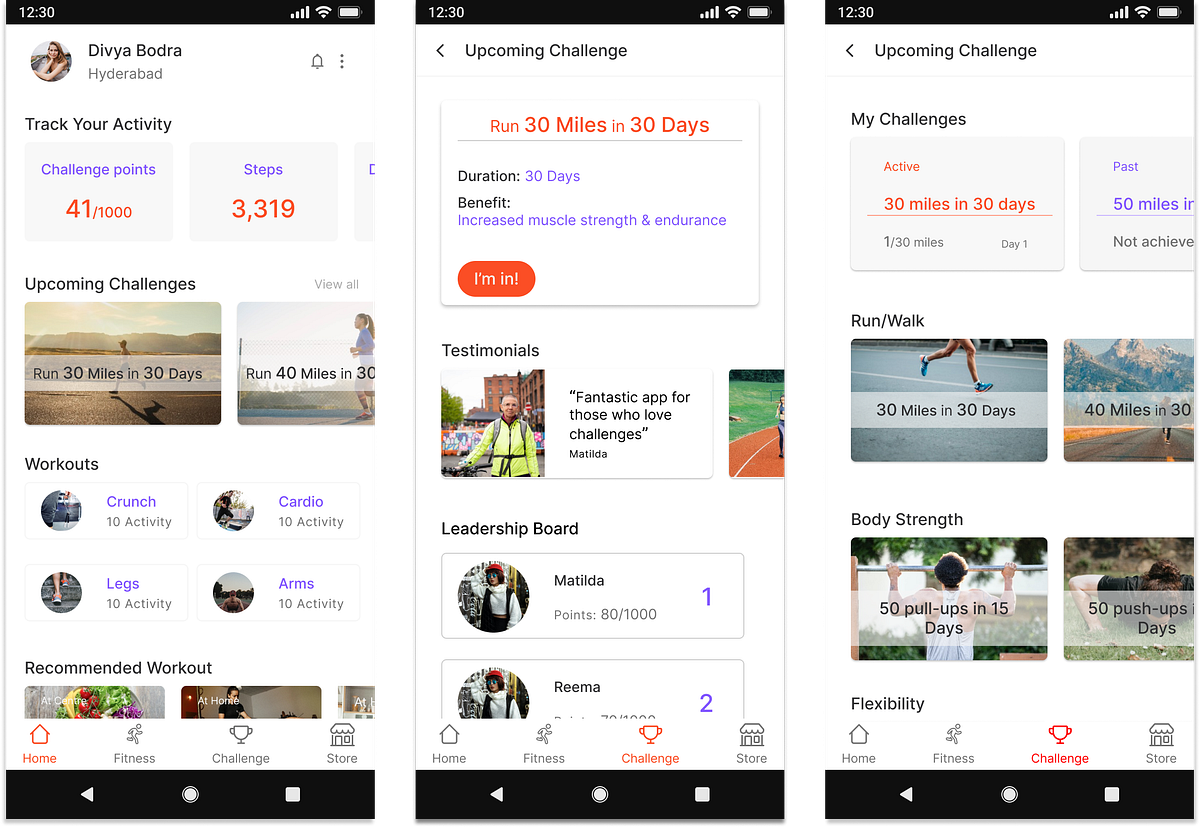 Case Study: A Fitness Challenge Entry Experience Feature for a Health ...