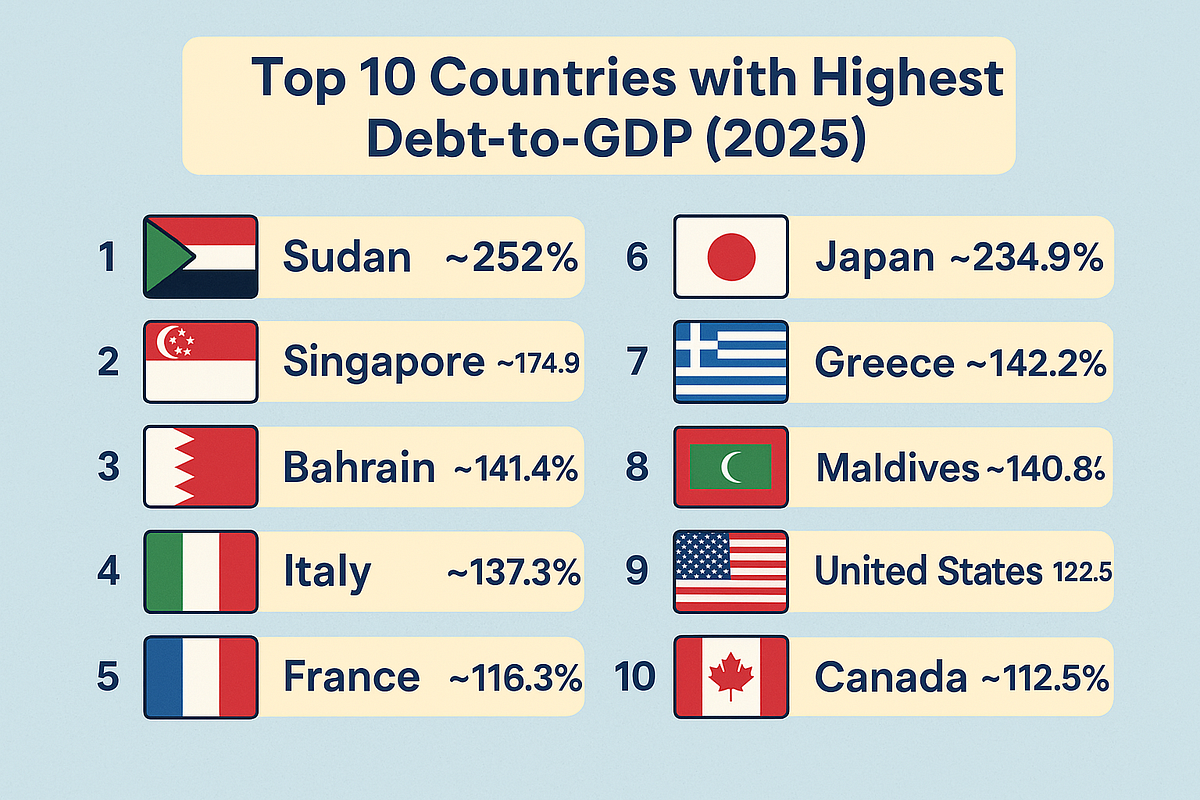 National Debt in 2025: Top Indebted Countries & Economic Impacts | by ...