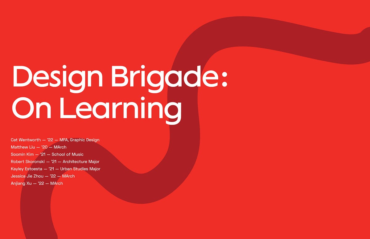 On Learning: Design Brigade Week 6 | by ‘On Learning’ — A Design ...