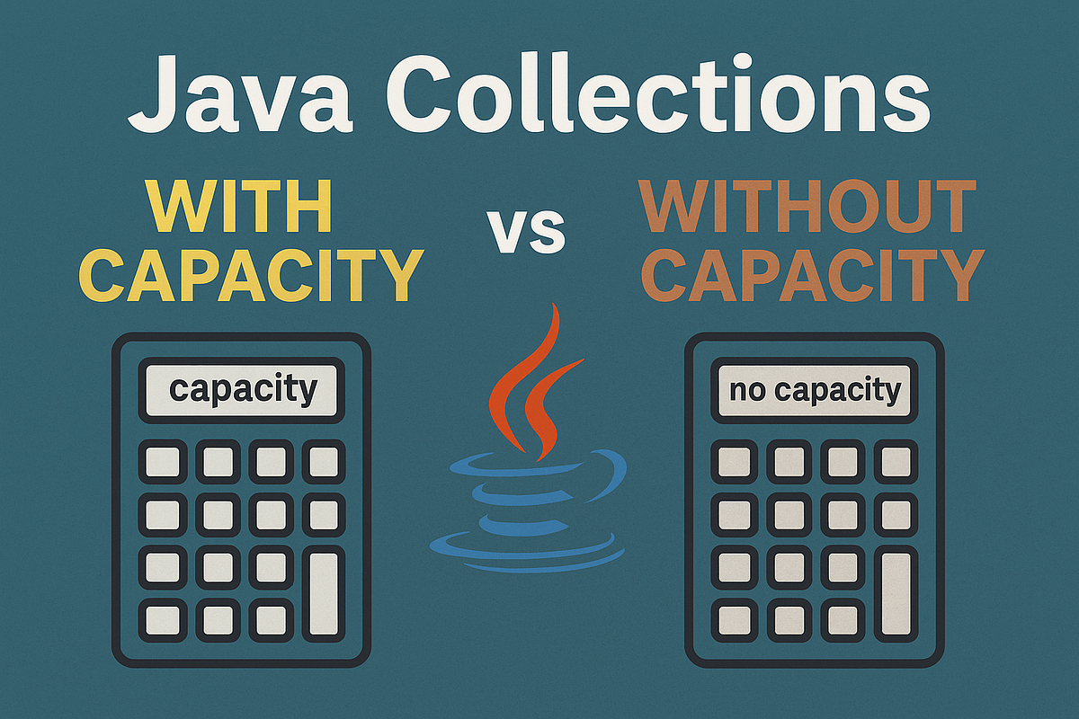 Java Collections: With Capacity vs. Without Capacity — Why It Matters for Performance | by Aman ...