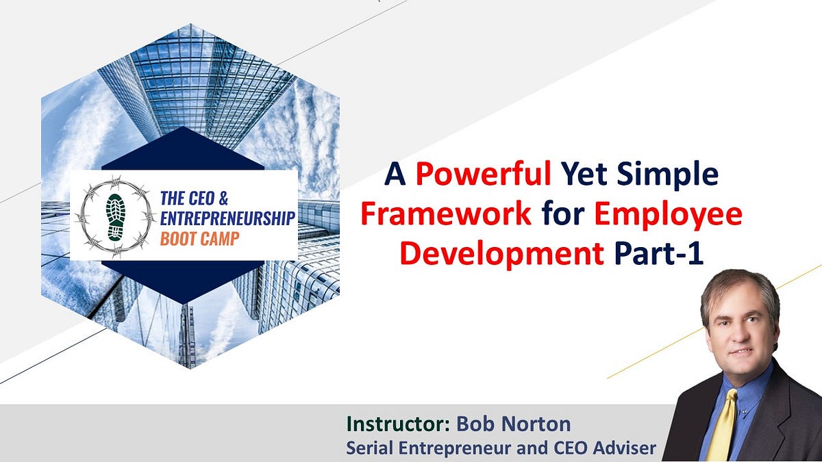 A Powerful Yet Simple Framework for Employee Development Part-1 | by ...
