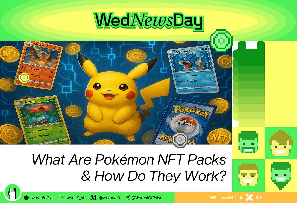 What Are Pokémon NFT Packs & How Do They Work? | by WeRent Official ...