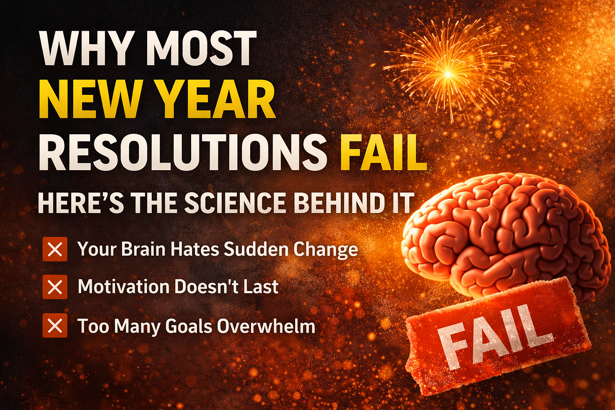 Most New Year Resolutions Fail — Here’s the Science Behind It | by ...