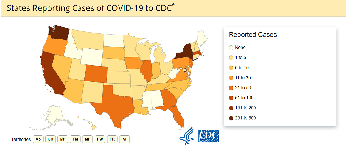 Corona Virus (COVID19)— Sources and Maps | by Infinite Dopeness | Medium
