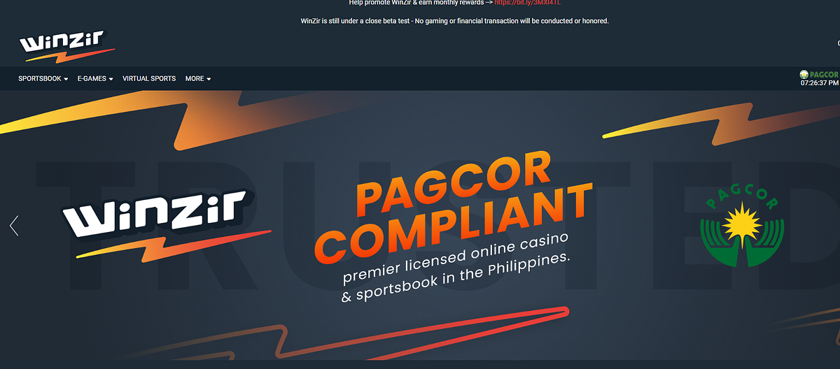 “WINZIR”. The newest PAGCOR accredited live betting in the Philippines | by Jomar Ranoco Padua ...