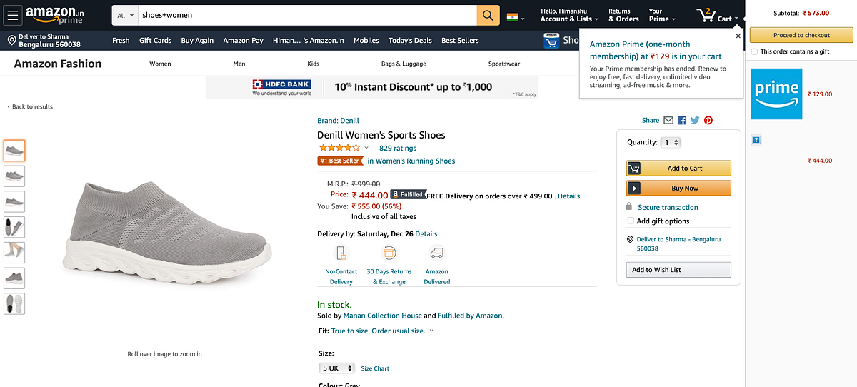 Bad UX Bites #1: Amazon’s shopping experience! | by HSProdesign ...