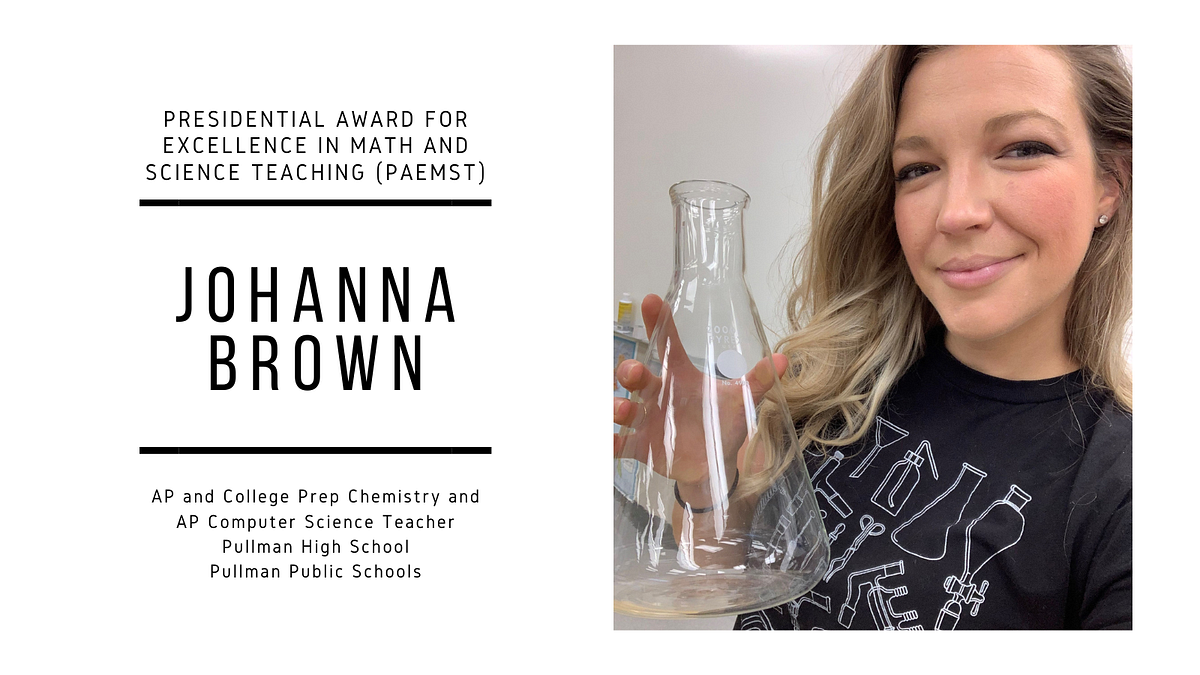 2021 PAEMST Spotlight: Johanna Brown | by The Office of Superintendent ...