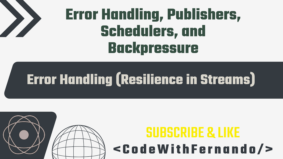 Error Handling, Publishers, Schedulers, and Backpressure — Phase 3, Module 1: Error Handling ...