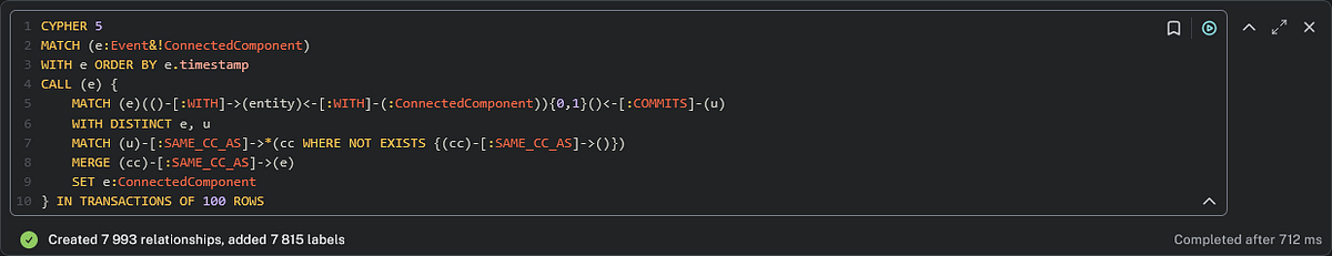 Use Weakly Connected Components to Avoid Cypher Query Crashing | by Maxime GUERY | Neo4j ...