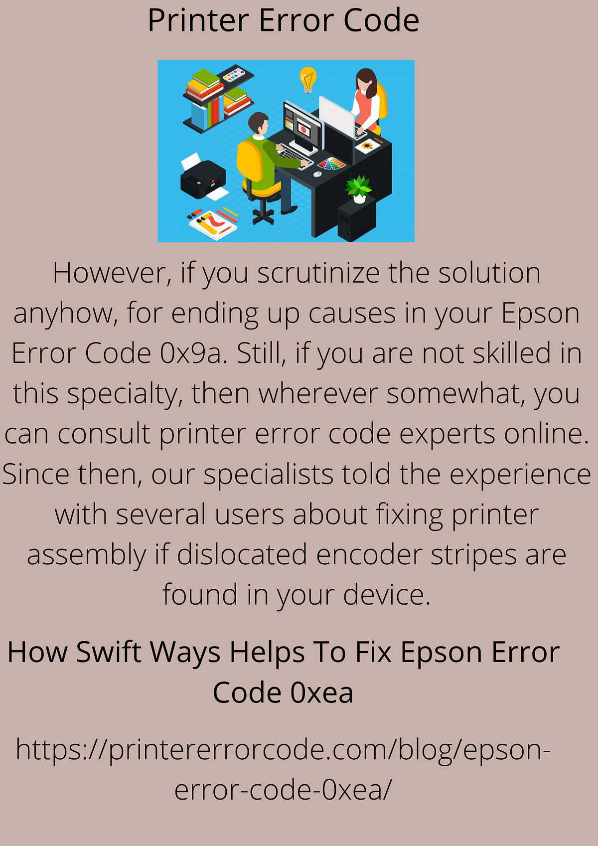 How Swift Ways Helps To Fix Epson Error Code 0xea Printererror Medium